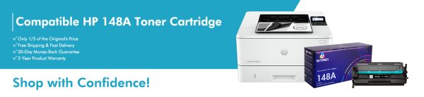 HP 148A Black Toner Cartridge (W1480A)