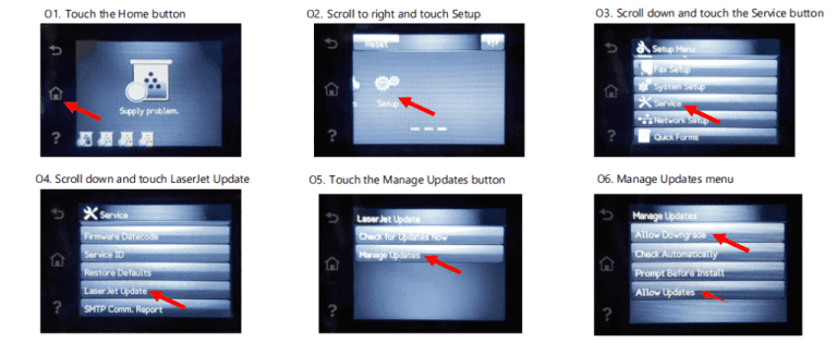HP Printer Firmware Downgrade Download - May 2026