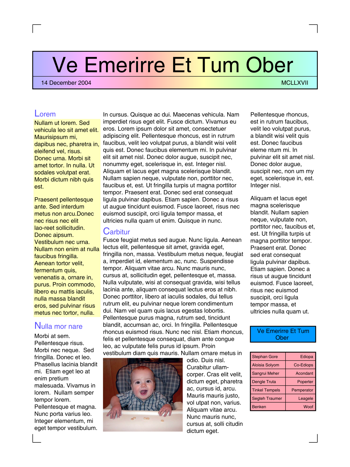 Printer Test Page PDF - ISO/IEC 19752 19798 and 24711