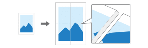 How to Print Multiple Pages to Make One Image?