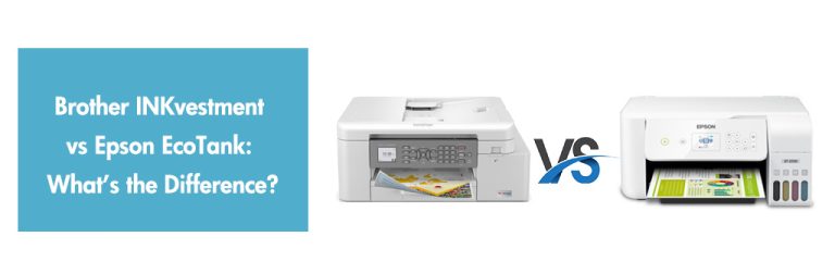 Brother INKvestment vs Epson EcoTank: Which Is Better?