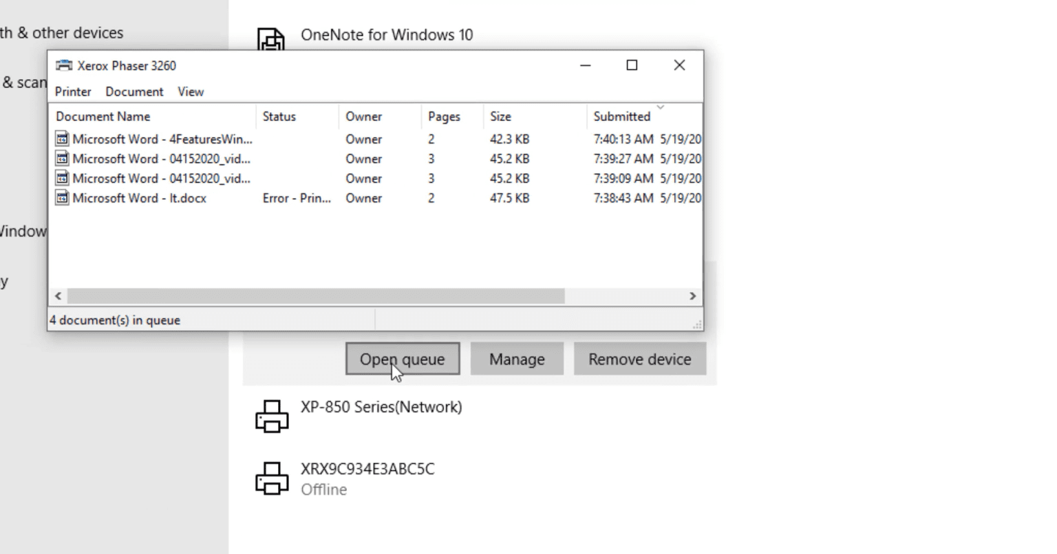 How Do I Clear Printer Queue?