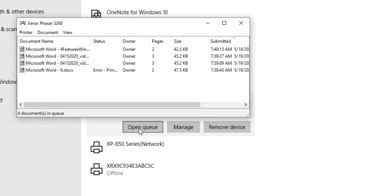 How Do I Clear Printer Queue?