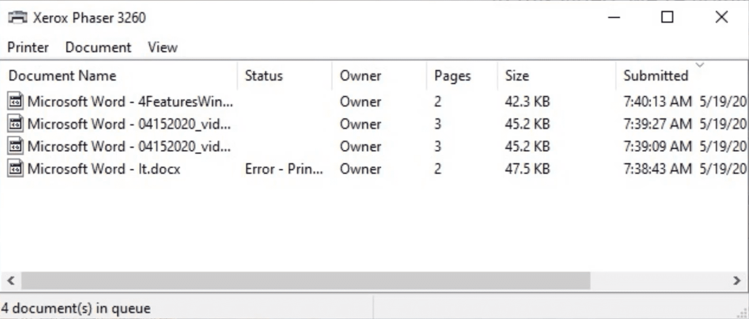 How Do I Clear Printer Queue?