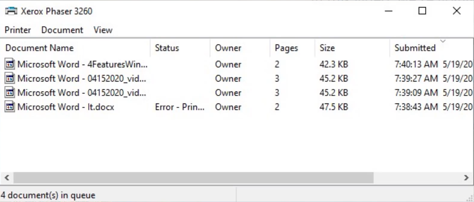 How Do I Clear Printer Queue?