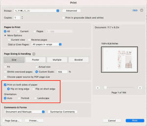 Long Edge vs Short Edge Printing: What’s the Difference?
