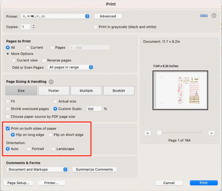 Long Edge vs Short Edge Printing: What’s the Difference?